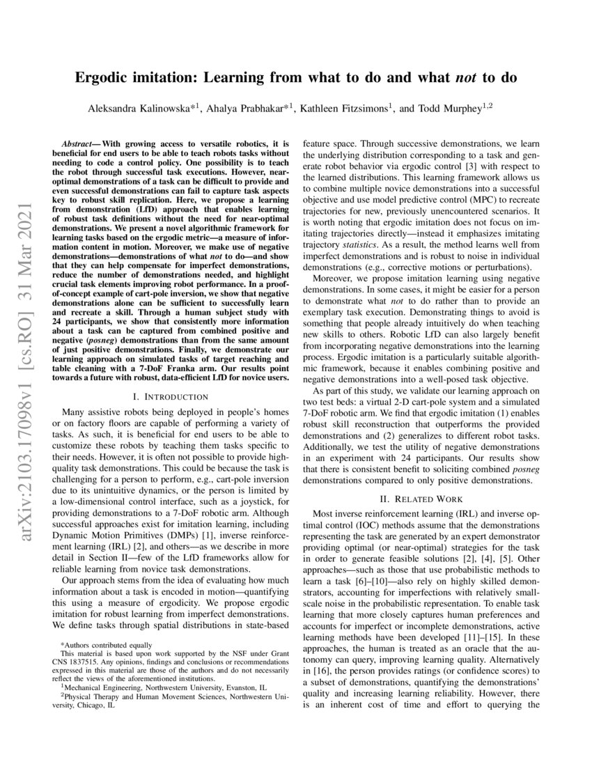 Ergodic Imitation Learning From What To Do And What Not To Do DeepAI ergodic-imitation-learning-from-what-to-do-and-what-not-to-do-deepai