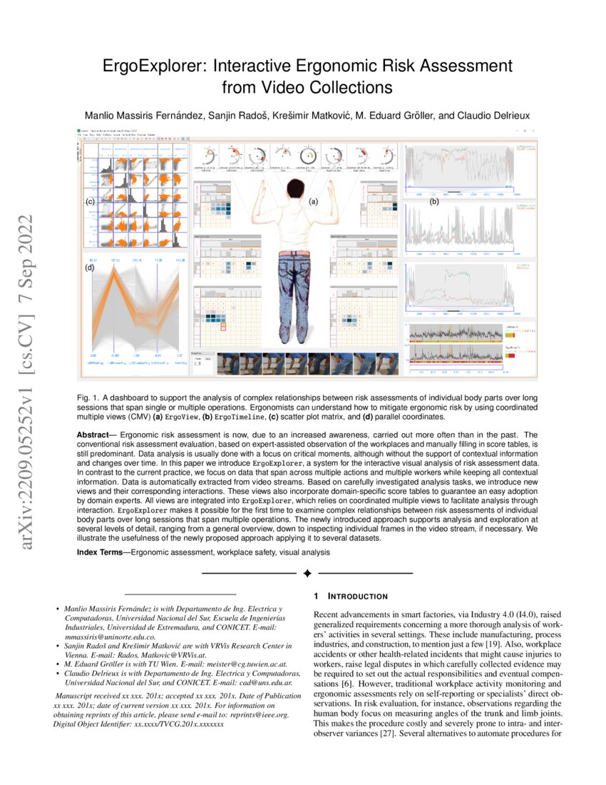 ErgoExplorer: Interactive Ergonomic Risk Assessment from Video ...
