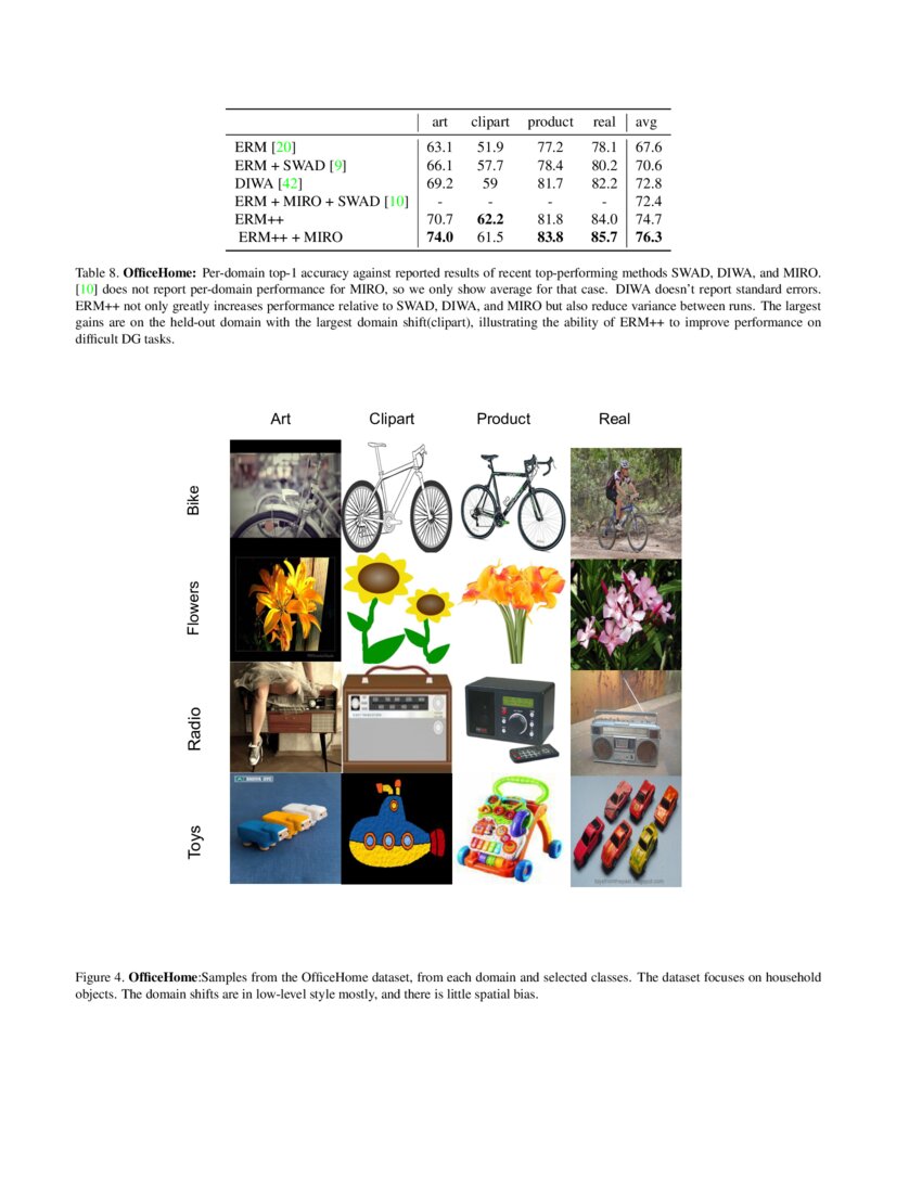 Erm An Improved Baseline For Domain Generalization Deepai