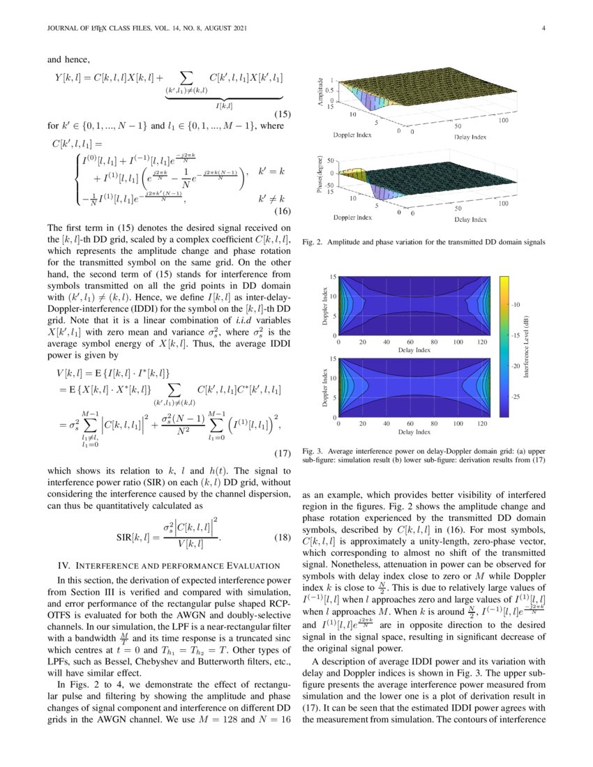 Error Performance Of Rectangular Pulse Shaped Otfs With Practical Receivers Deepai