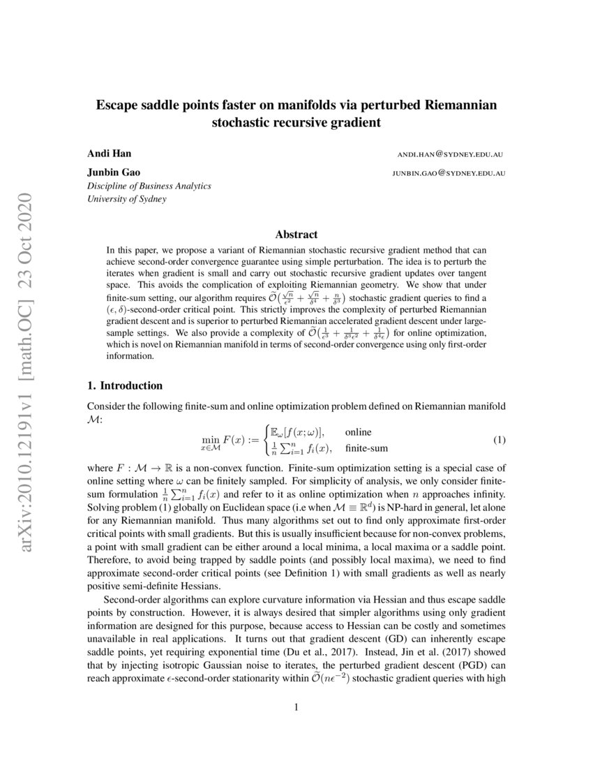 Escape saddle points faster on manifolds via perturbed Riemannian stochastic recursive gradient ...