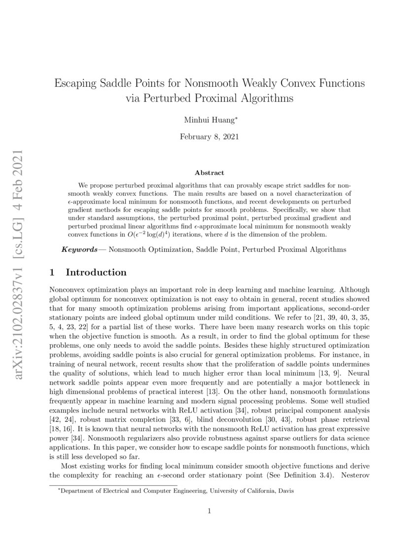 Escaping Saddle Points For Nonsmooth Weakly Convex Functions Via Perturbed Proximal Algorithms
