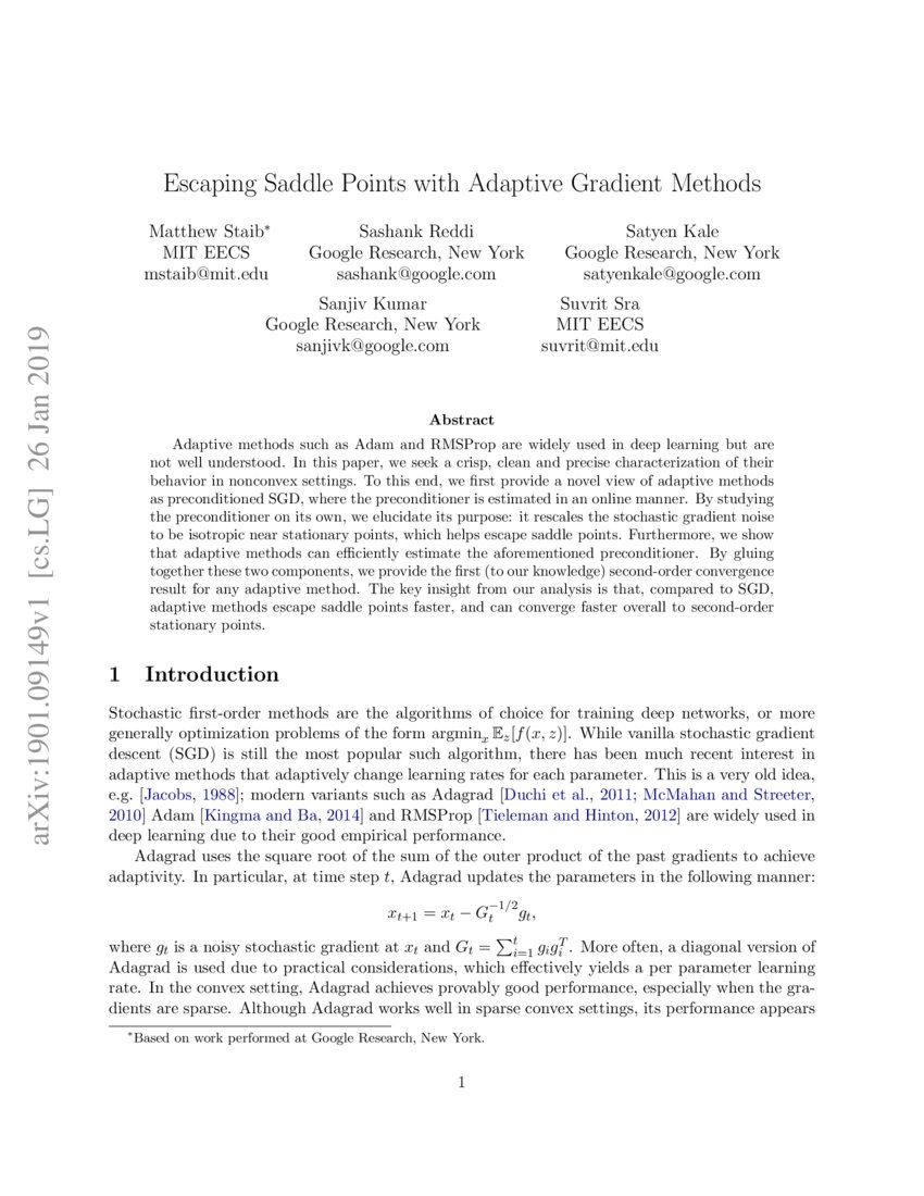Escaping Saddle Points With Adaptive Gradient Methods Deepai 6183