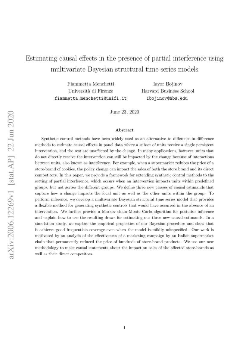 Estimating Causal Effects In The Presence Of Partial Interference Using Multivariate Bayesian 