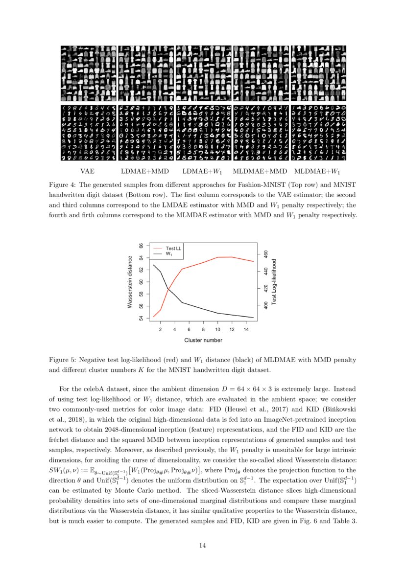 Estimating Distributions With Low Dimensional Structures Using Mixtures Of Generative Models