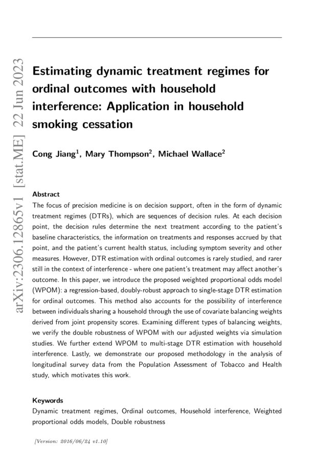 Estimating Dynamic Treatment Regimes For Ordinal Outcomes With