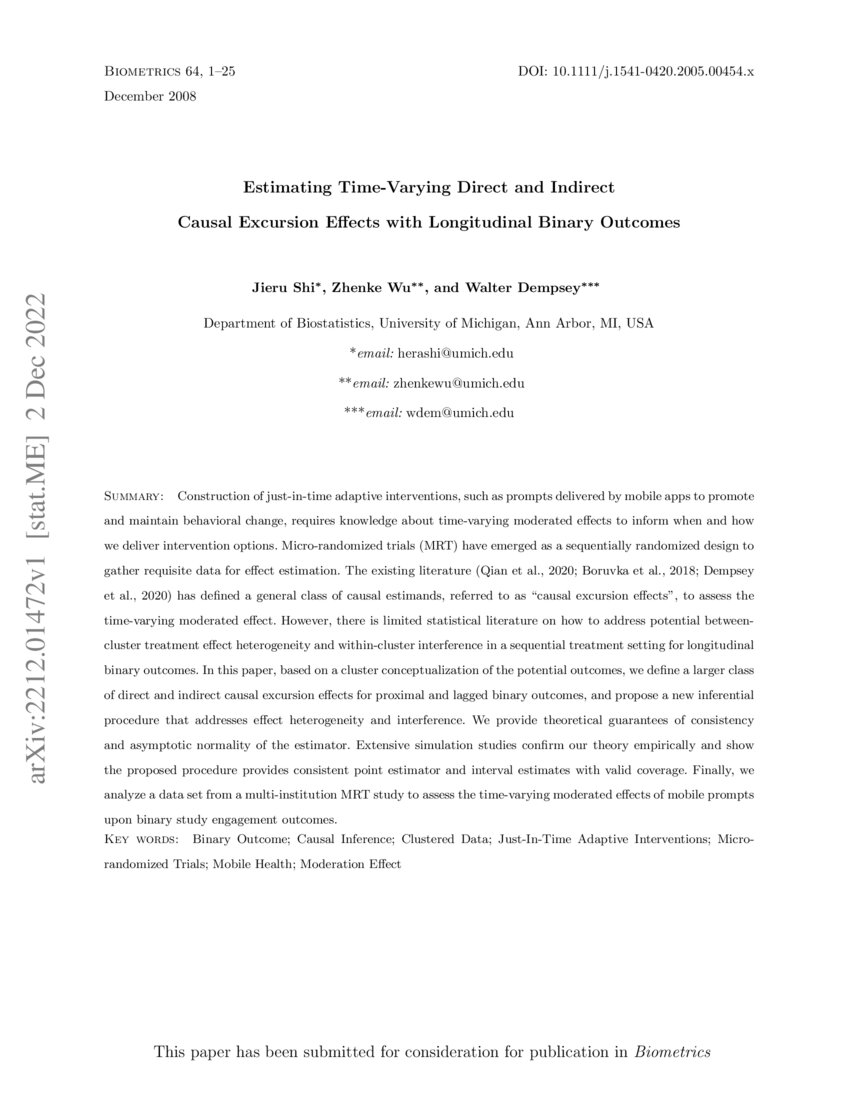 Estimating Time Varying Direct And Indirect Causal Excursion Effects With Longitudinal Binary