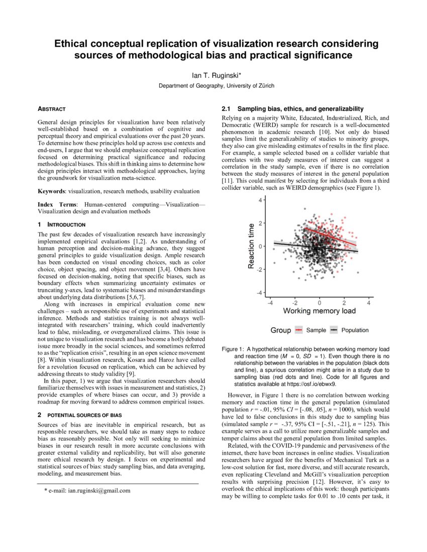 Ethical conceptual replication of visualization research considering ...