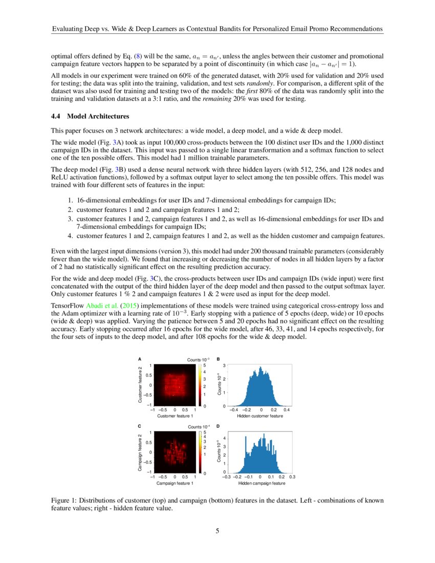 Evaluating Deep Vs. Wide Deep Learners As Contextual Bandits For ...