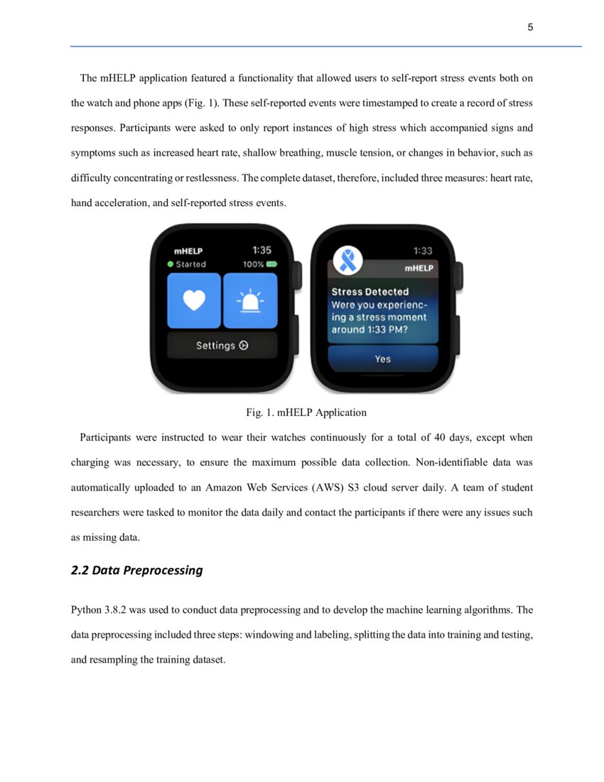 Evaluating Mental Stress Among College Students Using Heart Rate and ...