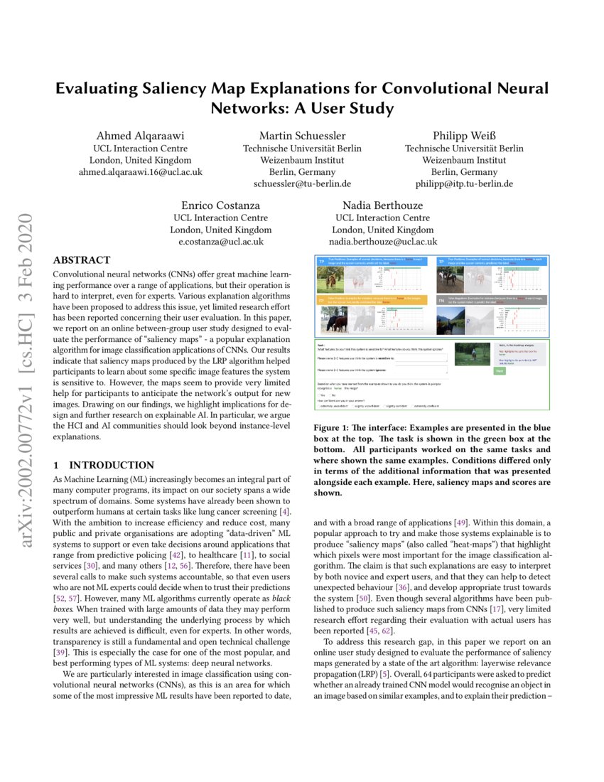 Evaluating Saliency Map Explanations For Convolutional Neural Networks