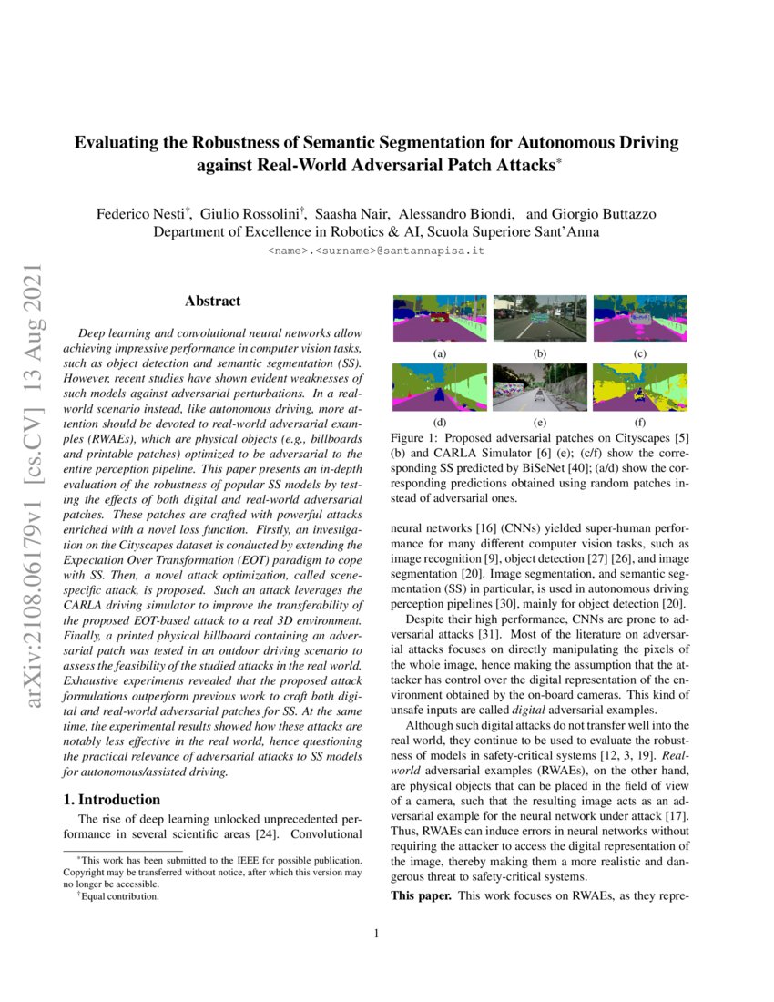 Evaluating the Robustness of Semantic Segmentation for Autonomous Driving against Real-World ...