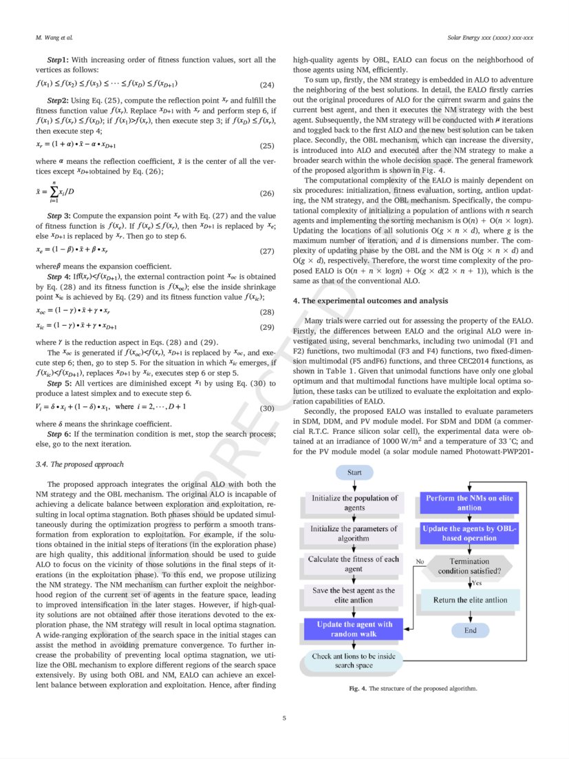 Evaluation Of Constraint In Photovoltaic Models By Exploiting An
