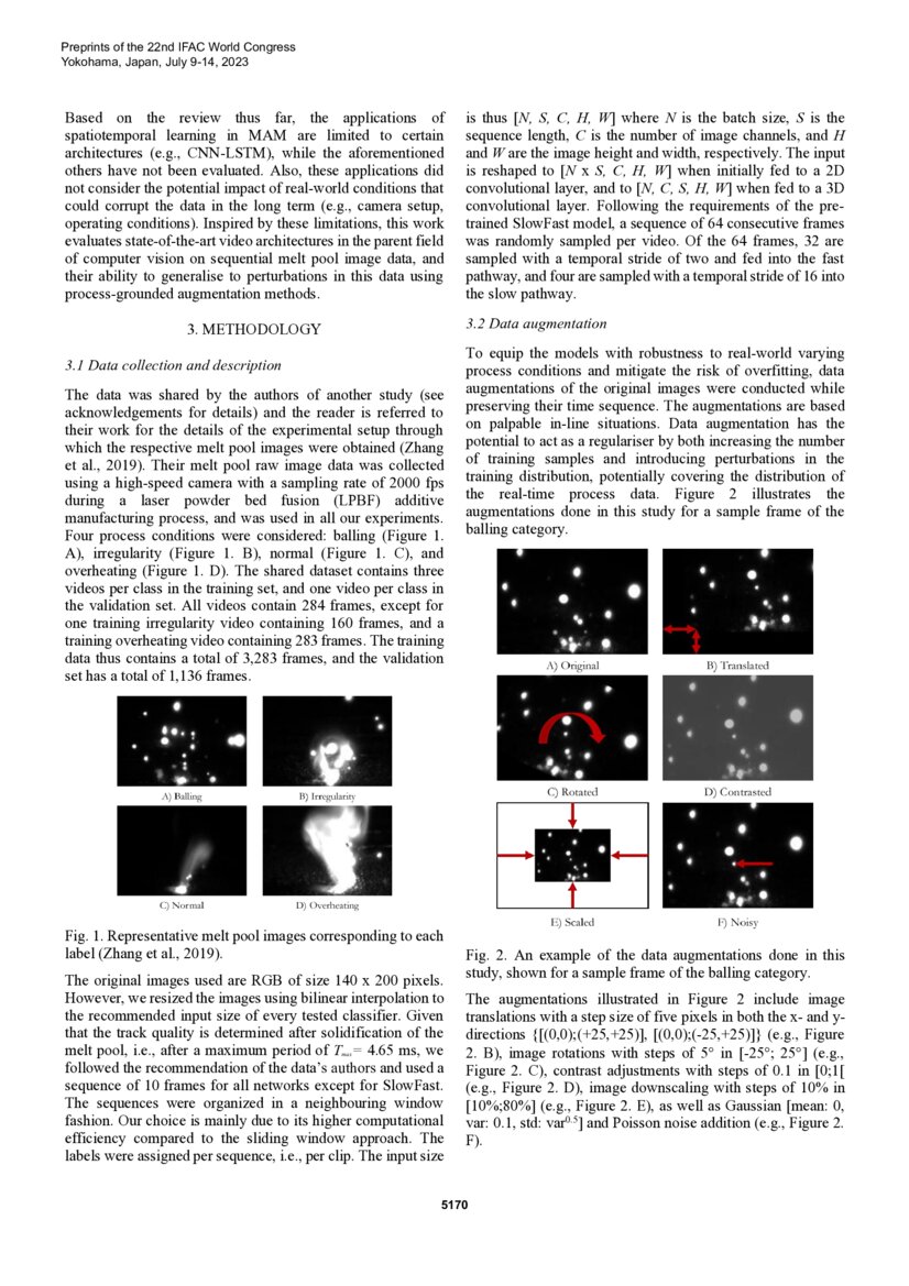 Evaluation Of Key Spatiotemporal Learners For Print Track Anomaly Classification Using Melt Pool