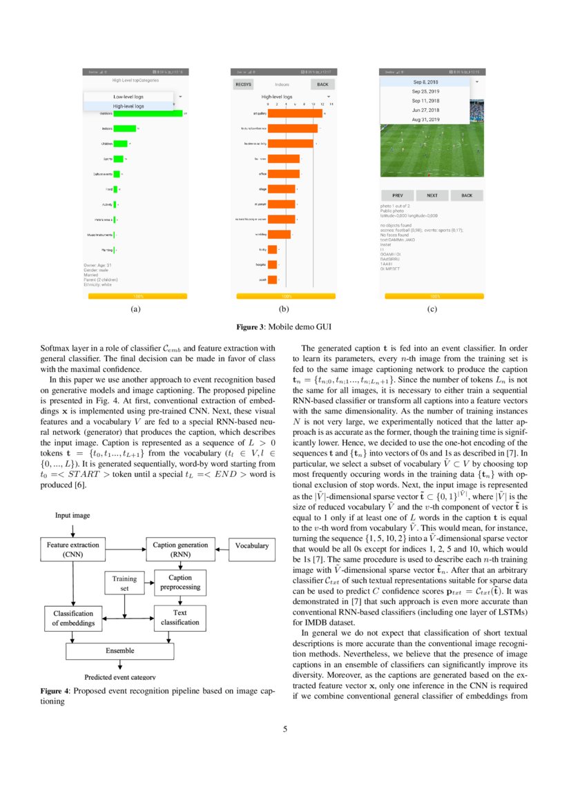Event Recognition with Automatic Album Detection based on Sequential ...