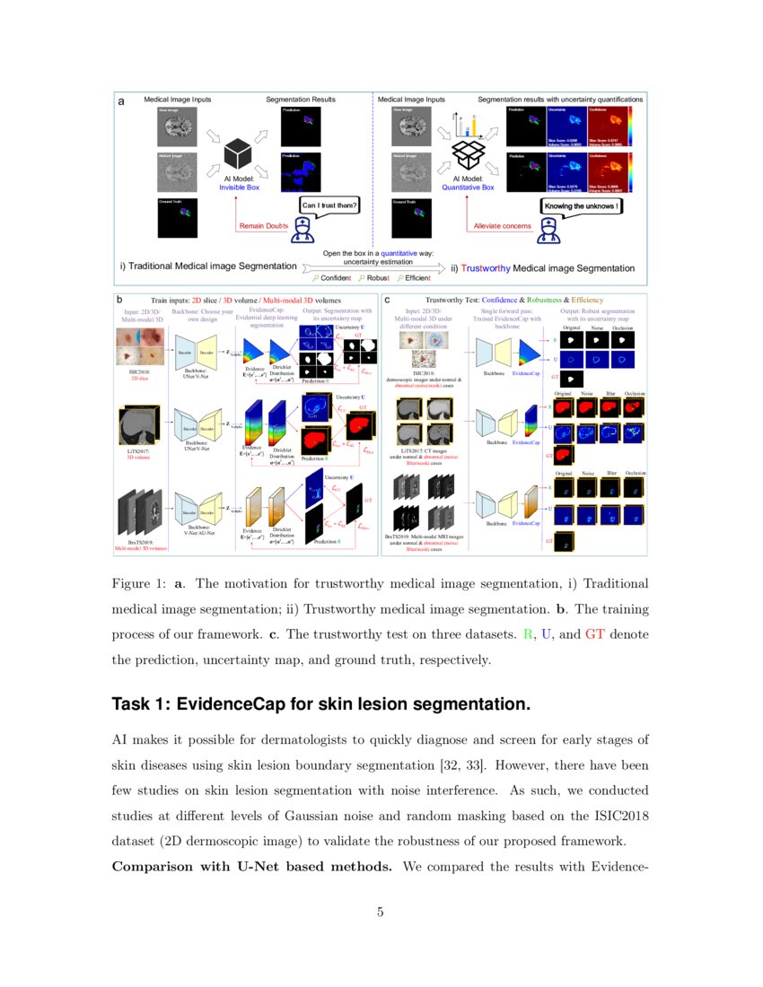 EvidenceCap: Towards trustworthy medical image segmentation via evidential identity cap | DeepAI