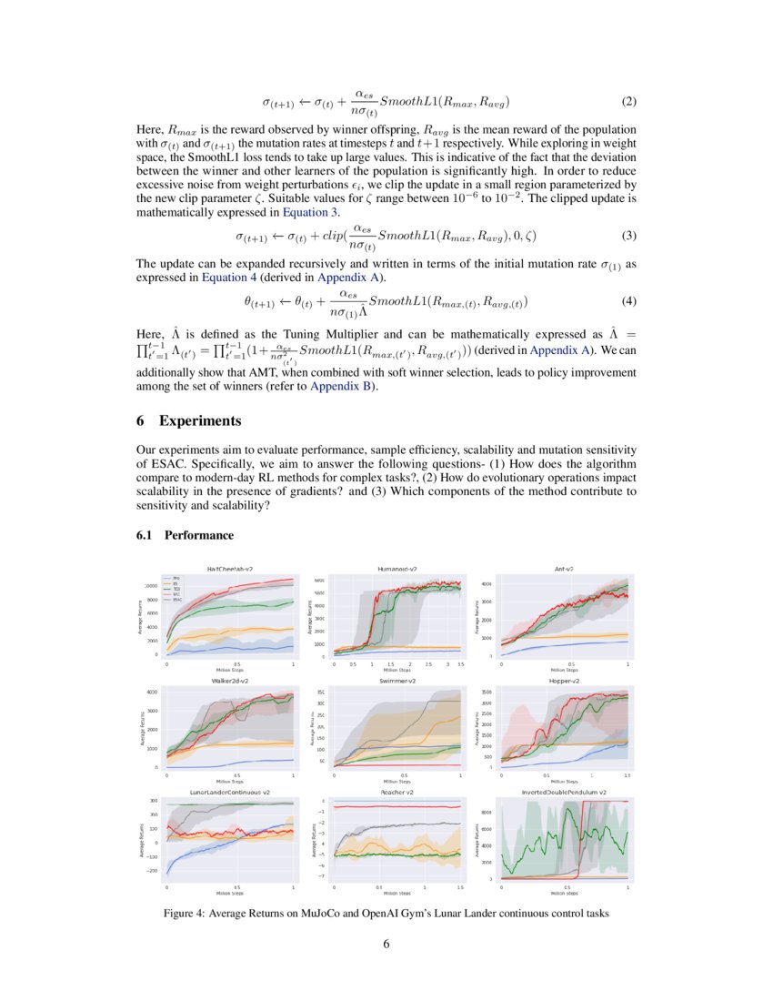 Evolve To Control: Evolution-based Soft Actor-Critic for Scalable Reinforcement Learning | DeepAI