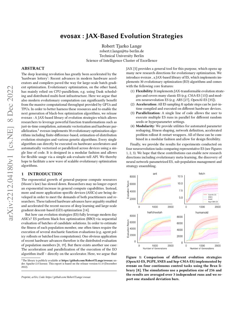 evosax: JAX-based Evolution Strategies | DeepAI evosax: JAX-based Evolution Strategies | DeepAI