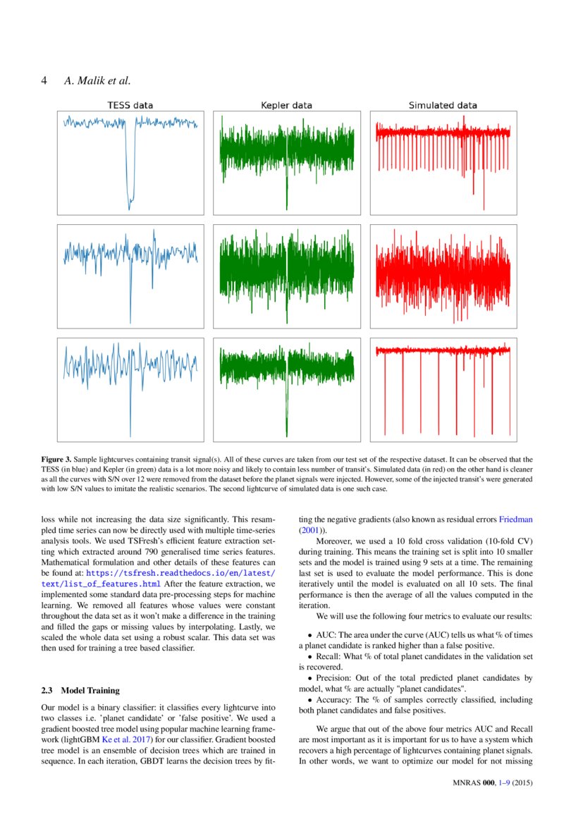 Exoplanet Detection Using Machine Learning Deepai