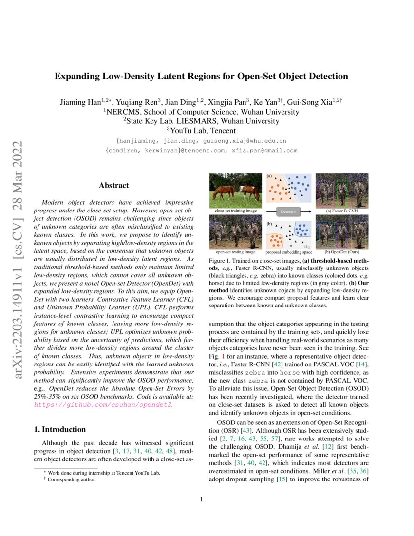 Expanding Low-Density Latent Regions for Open-Set Object Detection | DeepAI