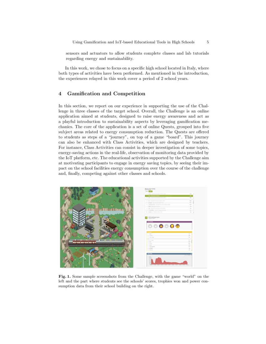 Experiences from Using Gamification and IoT-based Educational Tools in ...