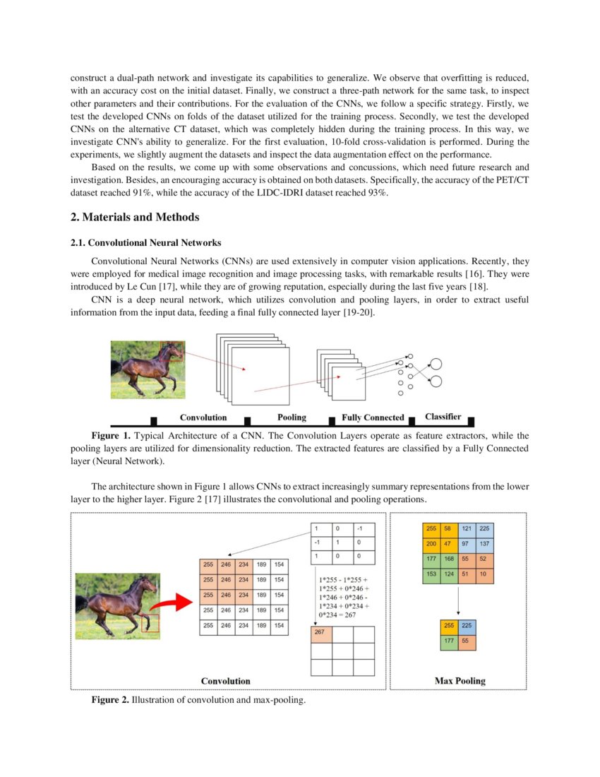 Experimenting with Convolutional Neural Network Architectures for the automatic characterization ...