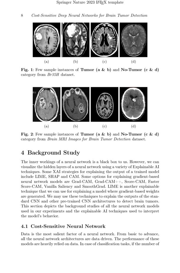 Explainable Cost-Sensitive Deep Neural Networks for Brain Tumor Detection from Brain MRI Images ...