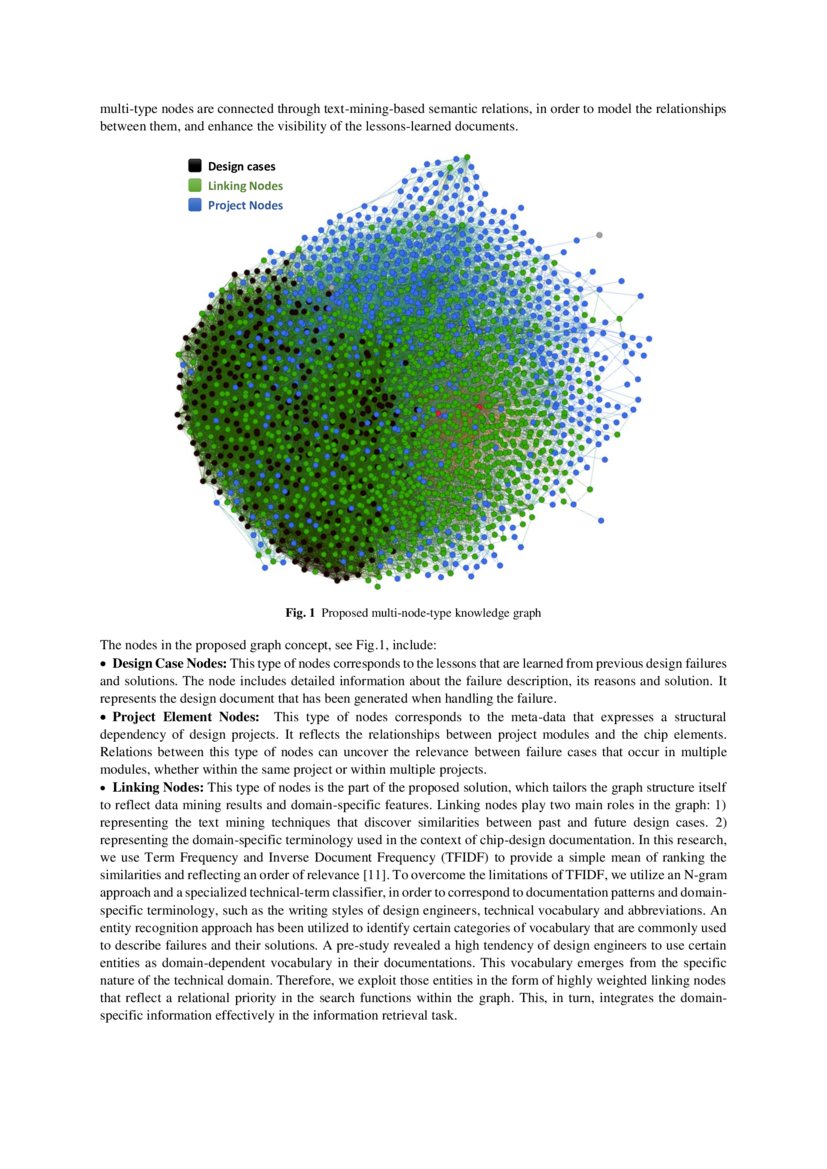 Explainable Graph-based Search for Lessons-Learned Documents in the ...