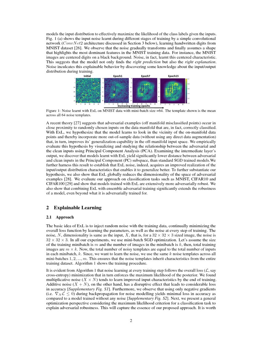 Explainable Learning Implicit Generative Modelling During Training For