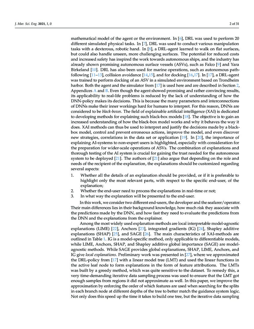 Explaining A Deep Reinforcement Learning Docking Agent Using Linear