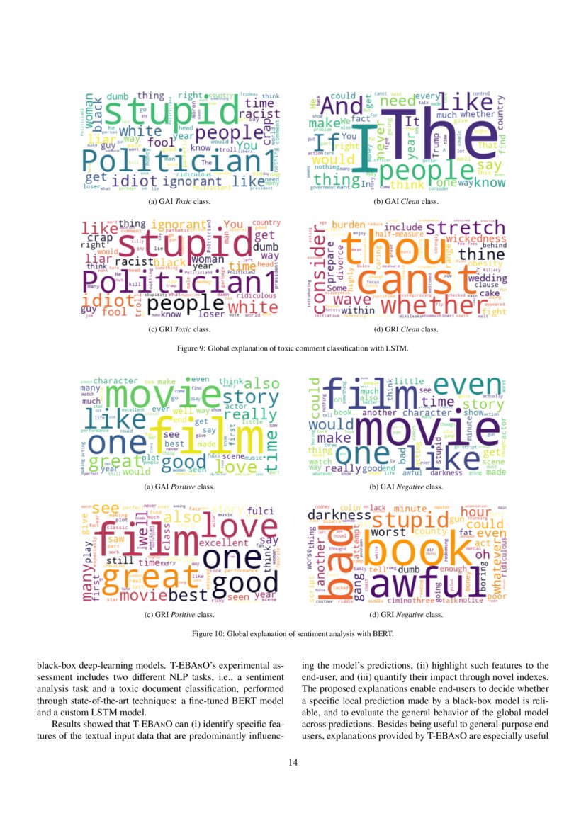 Explaining the Deep Natural Language Processing by Mining Textual Interpretable Features | DeepAI