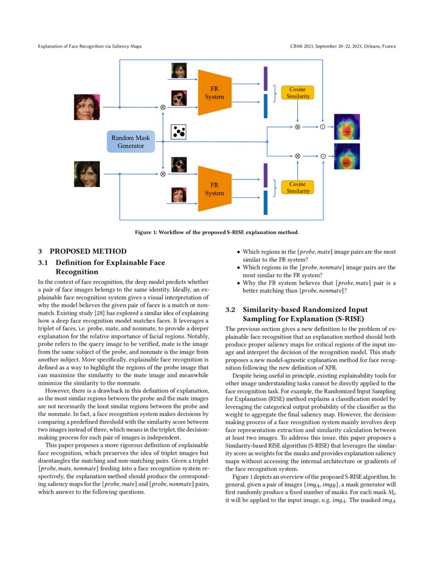 Explanation of Face Recognition via Saliency Maps | DeepAI