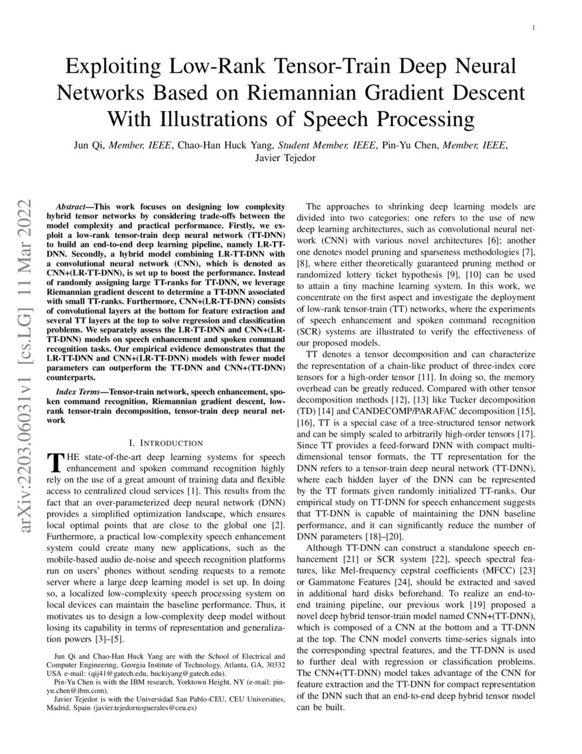 Exploiting Low Rank Tensor Train Deep Neural Networks Based On