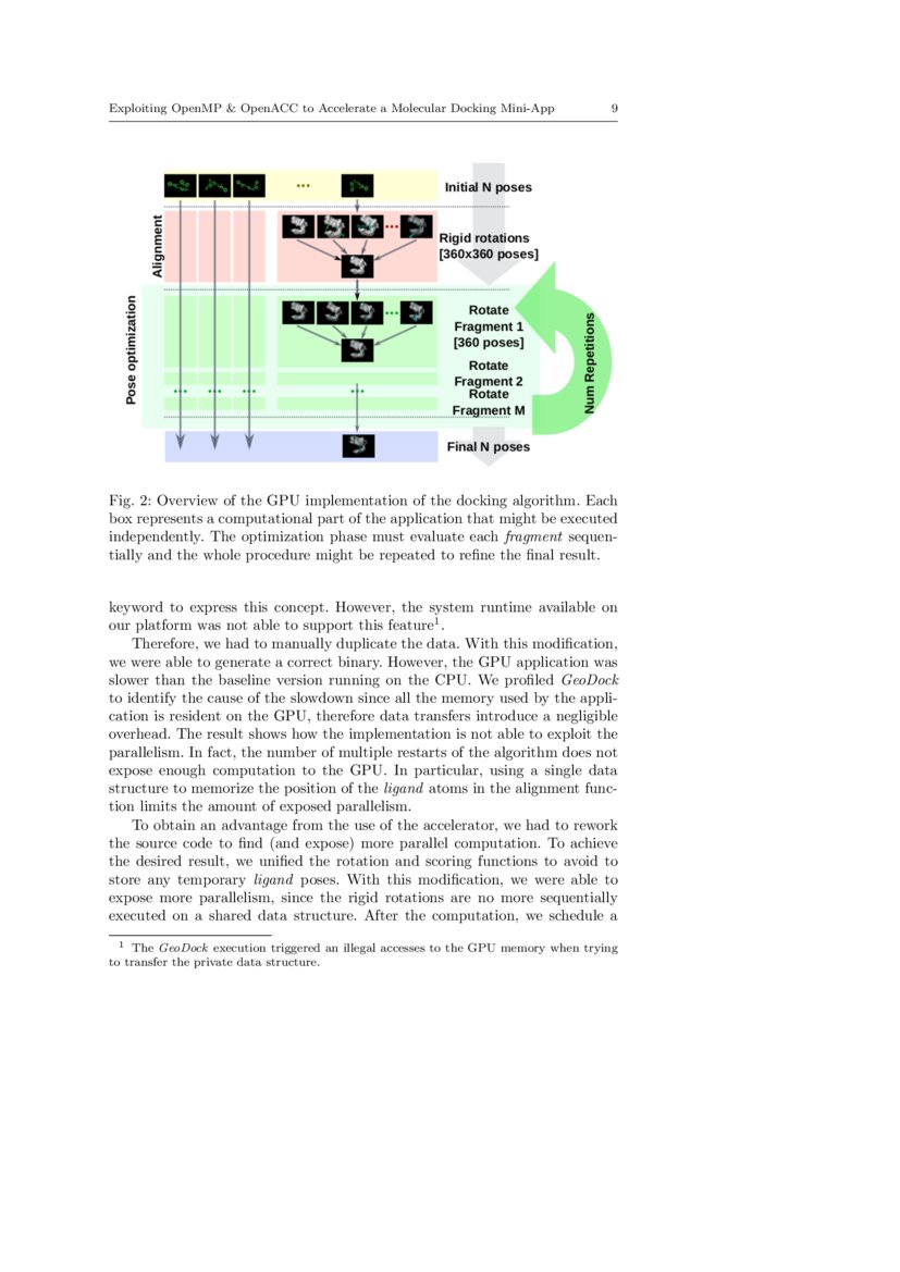Exploiting Openmp And Openacc To Accelerate A Molecular Docking Mini App In Heterogeneous Hpc