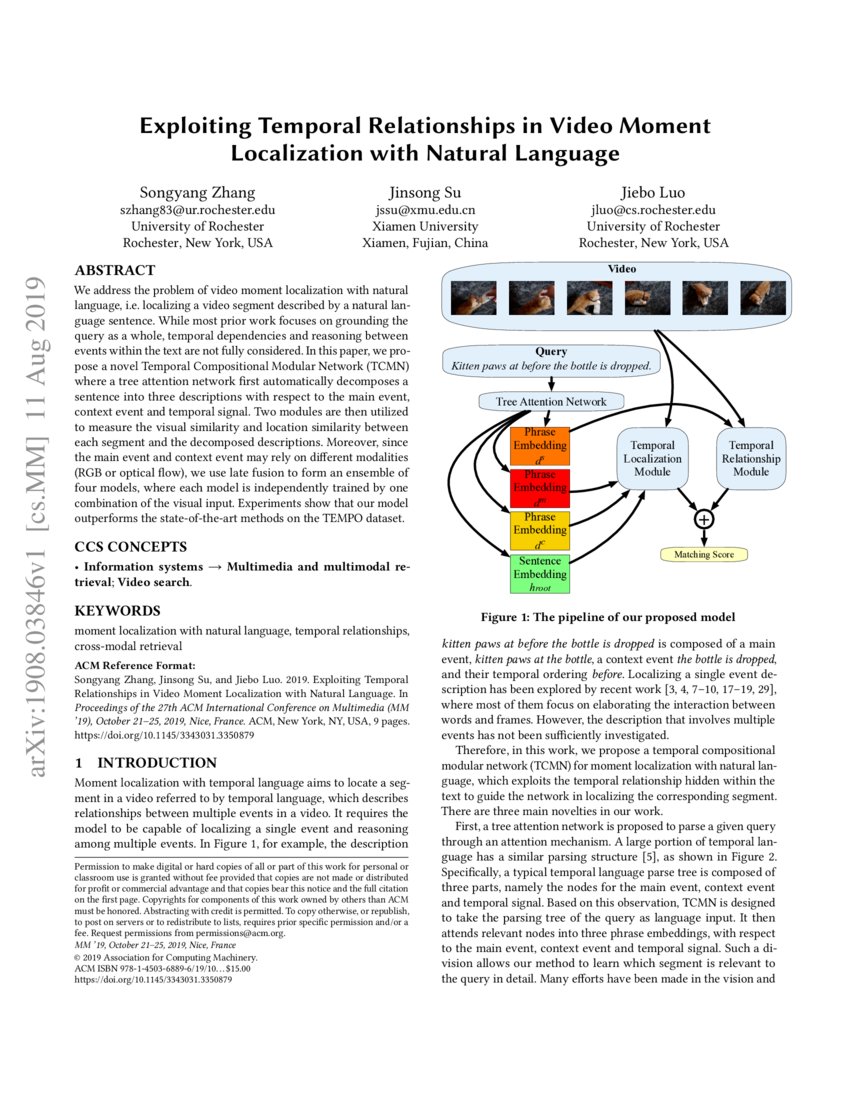 Exploiting Temporal Relationships in Video Moment Localization with Natural Language | DeepAI