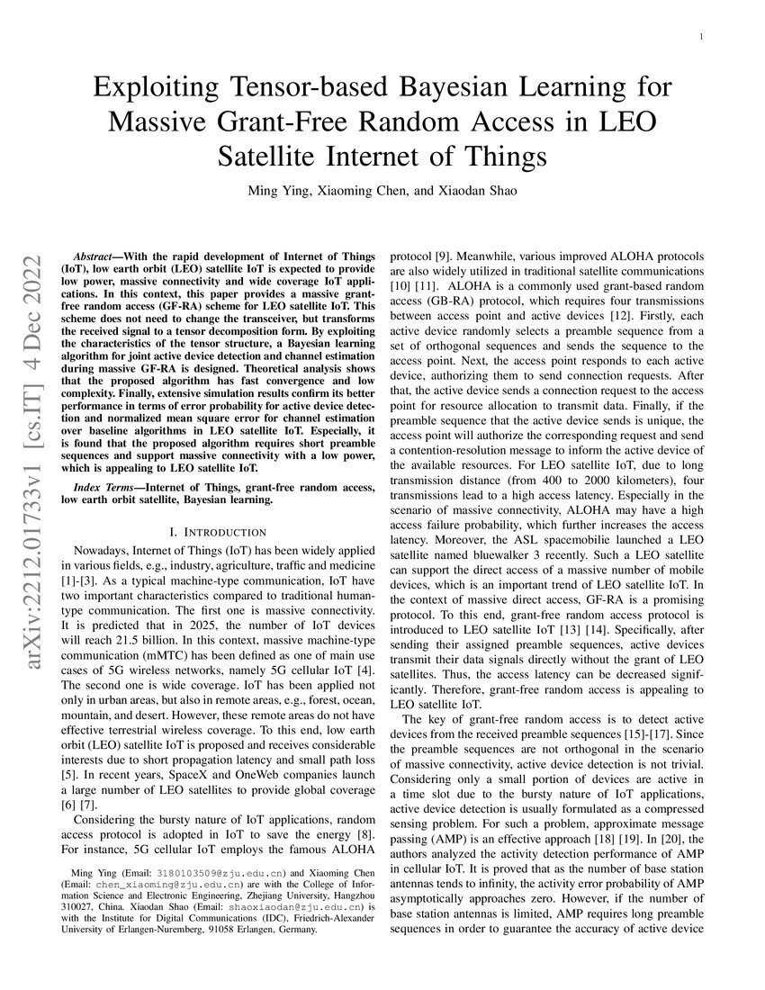 Exploiting Tensor Based Bayesian Learning For Massive Grant Free Random