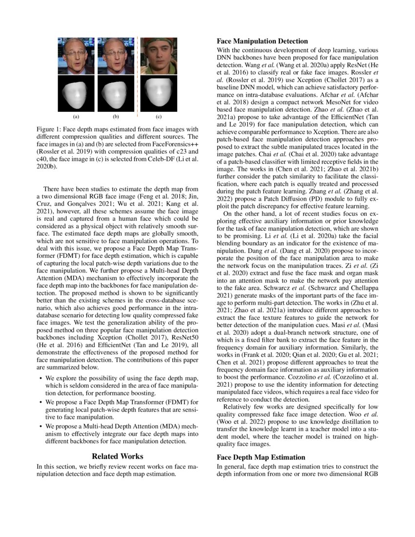 Exploring Depth Information For Face Manipulation Detection Deepai 5574