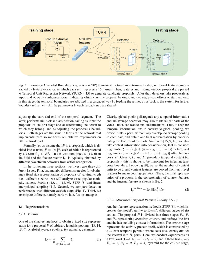 Exploring Feature Representation And Training Strategies In Temporal