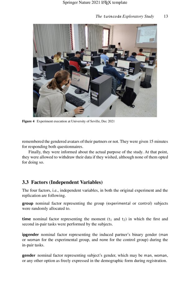 Exploring Gender Bias in Remote Pair Programming among Software Engineering Students: The ...