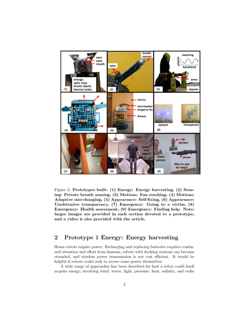Exploring home robot capabilities by medium fidelity prototyping | DeepAI