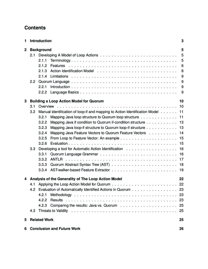 Exploring the Generality of a Java-based Loop Action Model for the Quorum Programming Language ...