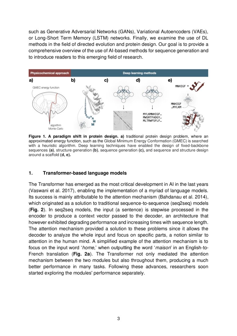 Exploring The Protein Sequence Space With Global Generative Models Deepai 6321