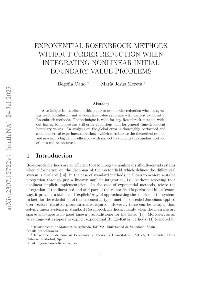 Exponential Rosenbrock Methods Without Order Reduction When Integrating