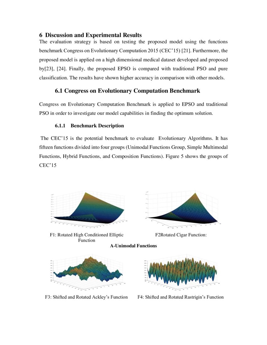 Extended Particle Swarm Optimization Epso For Feature Selection Of High Dimensional Biomedical