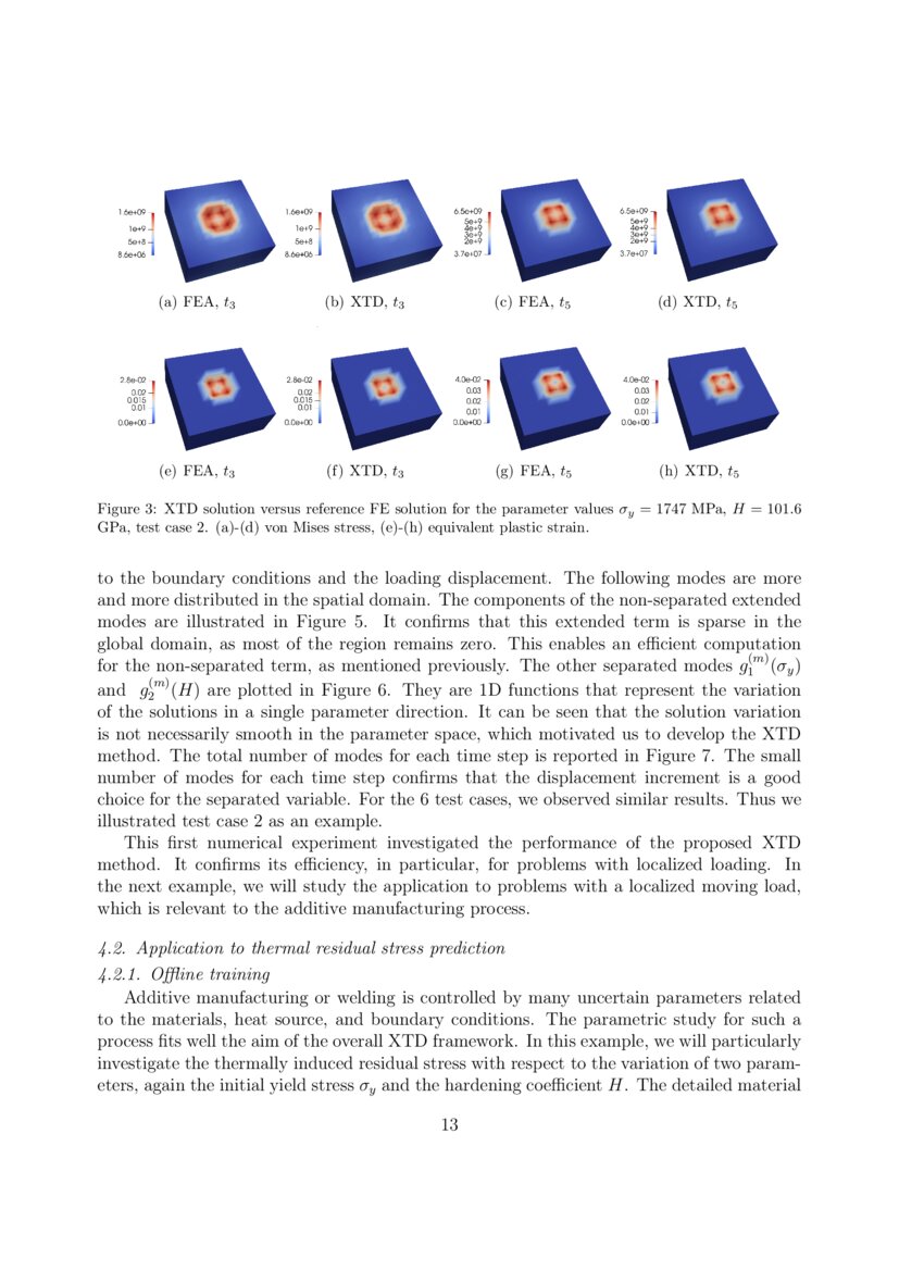 Extended Tensor Decomposition Model Reduction Methods Training