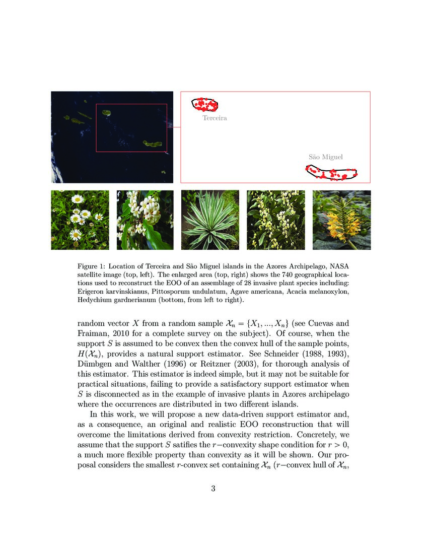 Extent Of Occurrence Reconstruction Using A New Data Driven Support Estimator Deepai