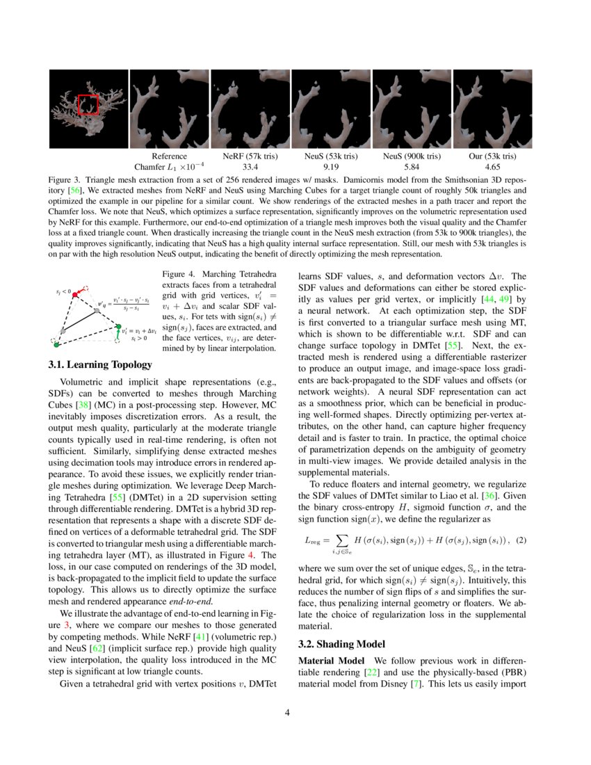 Extracting Triangular 3d Models Materials And Lighting From Images Deepai 