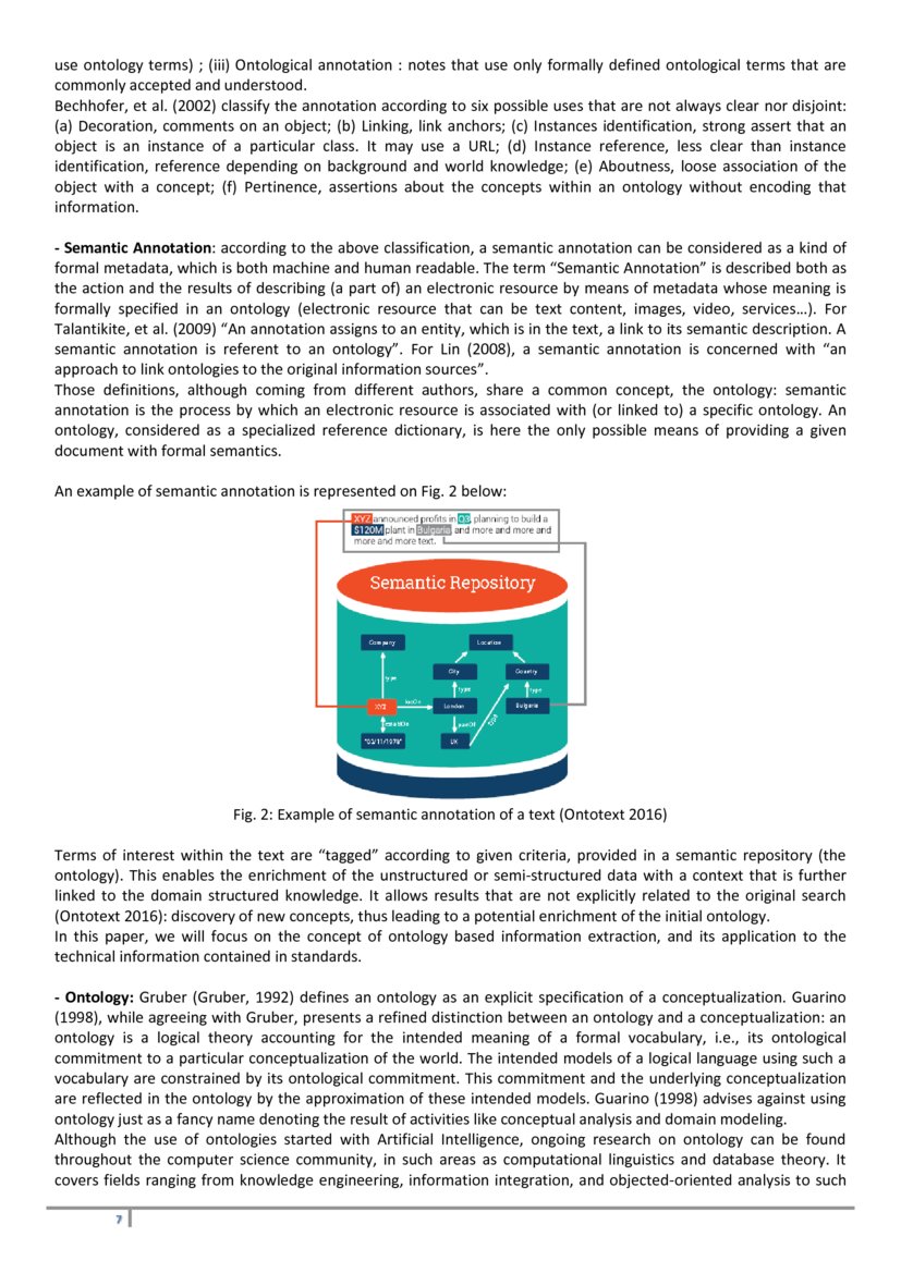 Extraction Of Technical Information From Normative Documents Using Automated Methods Based On ...