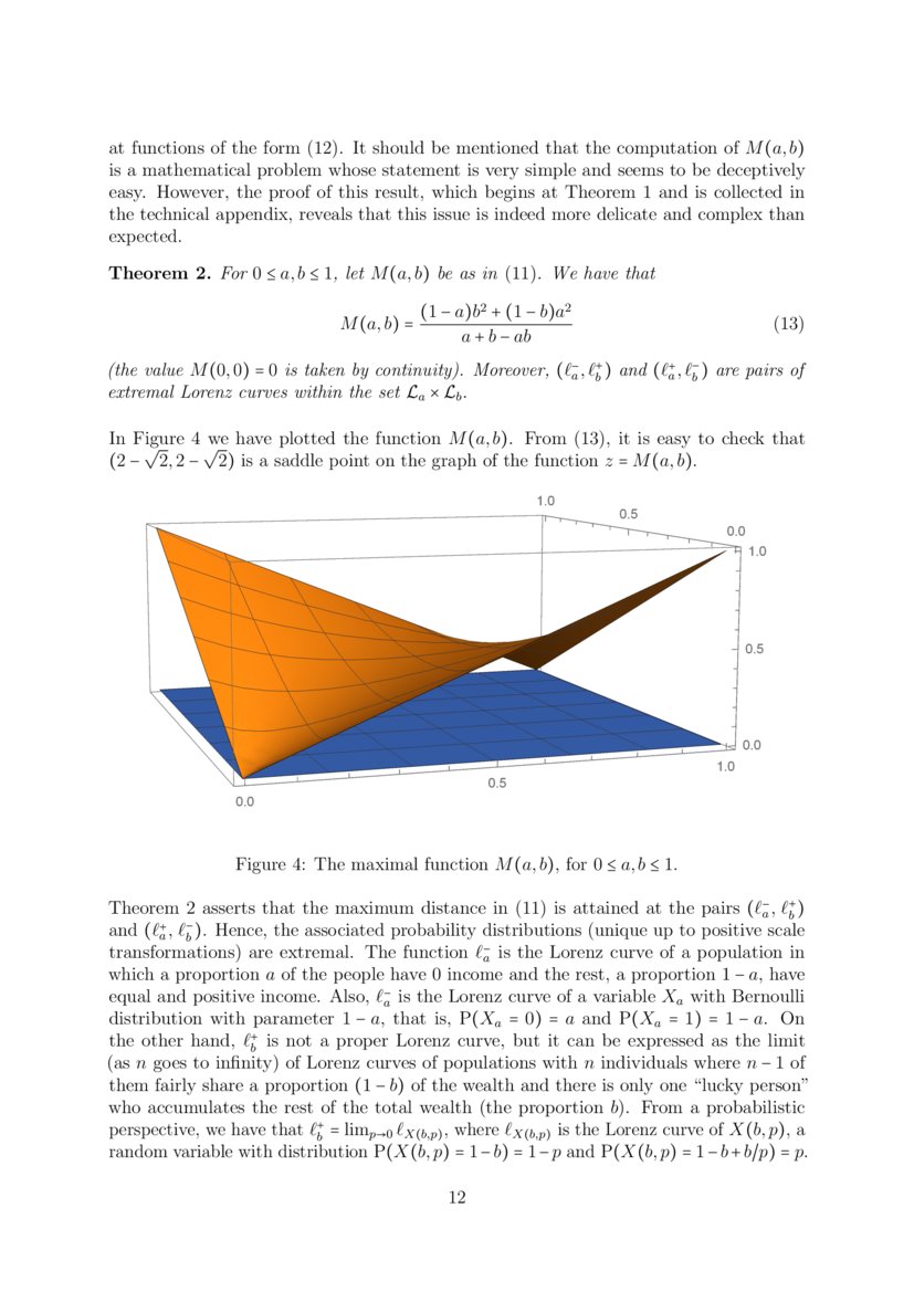 Extremal points of Lorenz curves and applications to inequality analysis | DeepAI