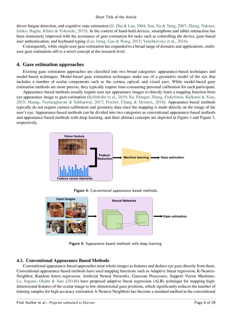 Eye Gaze Estimation A Survey On Deep Learning Based Approaches Deepai